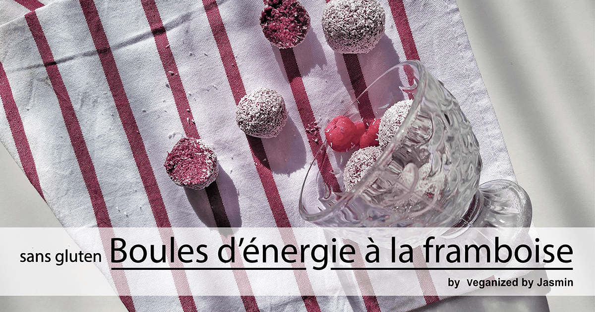 Raspberry bliss balls - veganized by Jasmin